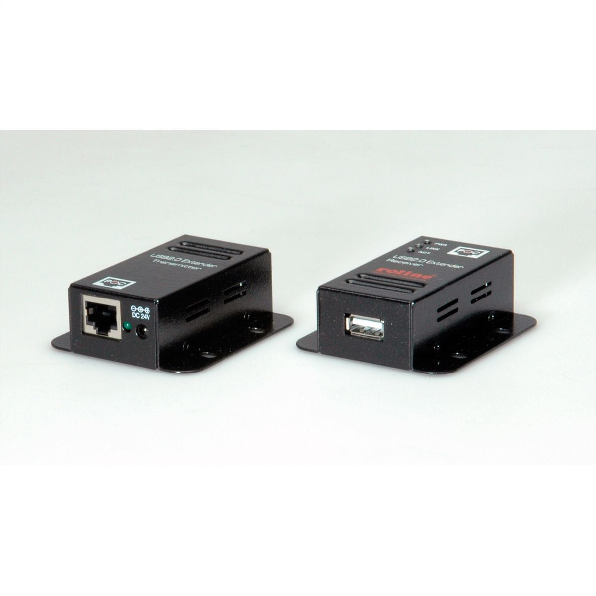 ROLINE Rallonge USB 2.0 à partir de RJ45, 1x USB, max. 50m - SECOMP France