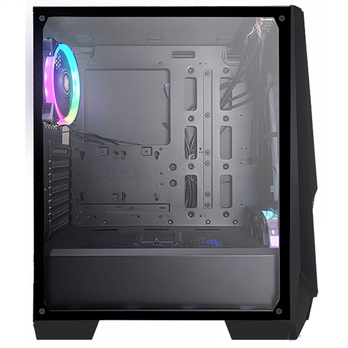Xilence Xilent Blast X505.ARGB Gaming Boîtier PC, ARGB PWM, ATX Midi, noir - SECOMP France